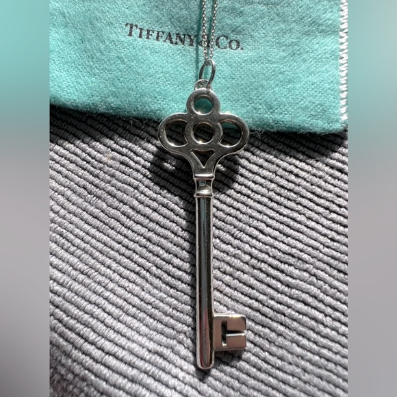Tiffany & Co. | Jewelry | Large Tiffany Crown Key Retired With 8 Chain ...